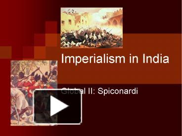 Imperialism in India presentation | free to download