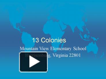 13 Colonies presentation | free to download
