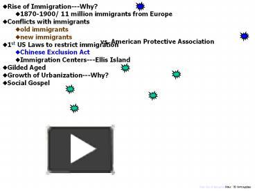 PPT – Chart: Rise of ImmigrantsNotes: US Govt regulates PowerPoint ...