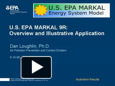 PPT – U'S' EPA MARKAL 9R: Overview and Illustrative Application PowerPoint presentation | free ...