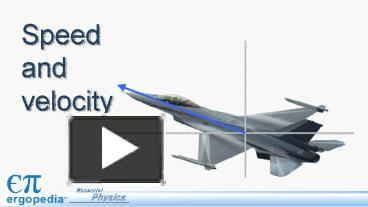 Speed and velocity presentation | free to download