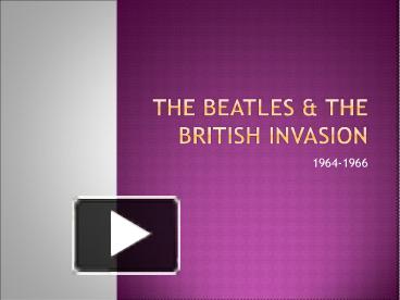 PPT – The beatles PowerPoint presentation | free to download - id ...