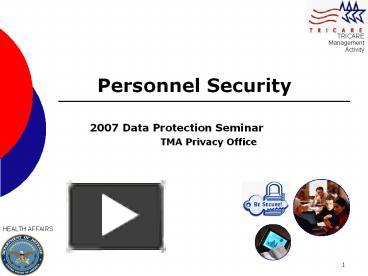 PPT – Personnel Security PowerPoint presentation | free to view - id: 739081-MjVhM