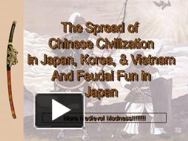 PPT – Feudal Japan PowerPoint presentation | free to view - id: 73a0a8 ...
