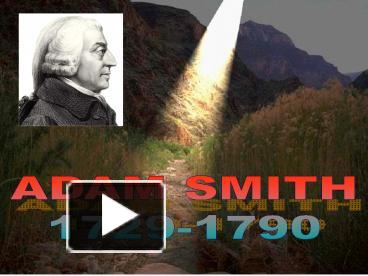 ADAM SMITH presentation | free to download