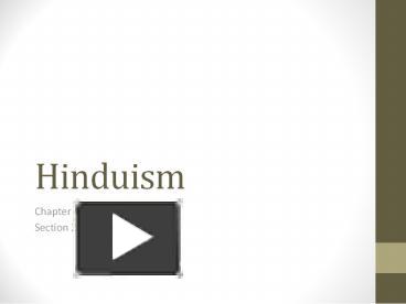 PPT – Hinduism PowerPoint presentation | free to view - id: 73a3e7-NzY1M
