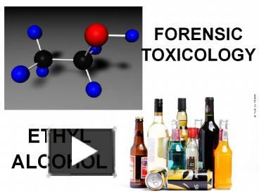 FORENSIC TOXICOLOGY presentation | free to download