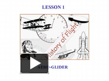 History of Flight presentation | free to view
