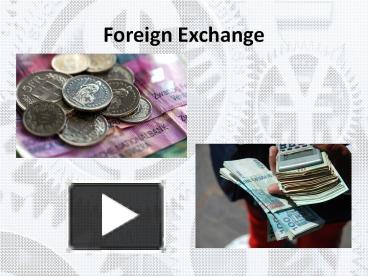 Foreign Exchange presentation | free to download