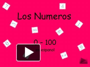 Los Numeros presentation | free to view