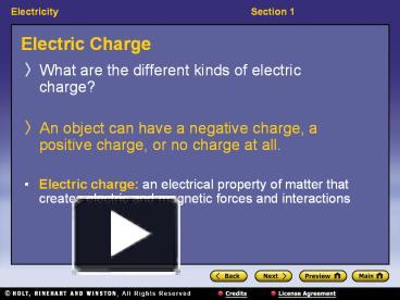 Electric Charge presentation | free to view