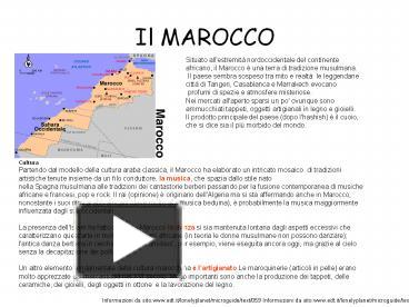 Il MAROCCO presentation | free to download