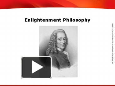 Enlightenment Philosophy presentation | free to view