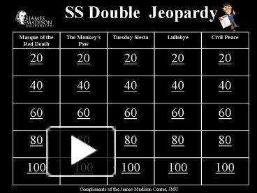 PPT – SS Double Jeopardy PowerPoint presentation | free to view - id ...