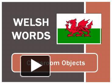 PPT – Classroom Objects PowerPoint presentation | free to download - id ...