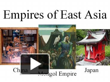 PPT – Empires%20of%20East%20Asia PowerPoint presentation | free to ...