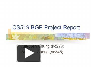 CS519%20BGP%20Project%20Report presentation | free to download