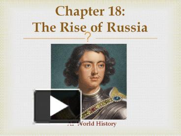 AP World History presentation | free to view