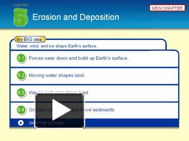 PPT – Erosion and Deposition PowerPoint presentation | free to download ...