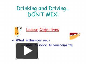PPT – Drinking and Driving PowerPoint presentation | free to download ...