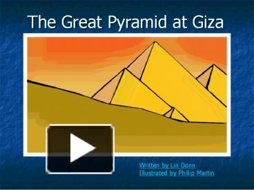 Great Pyramid at Giza (7 wonders of the ancient world) - Free ...