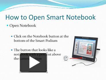 How to Open Smart Notebook presentation | free to download
