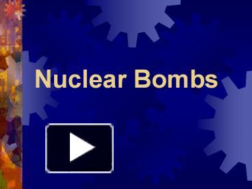 Nuclear Bombs presentation | free to download