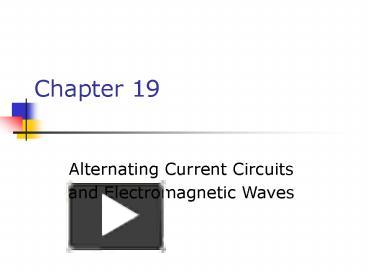 Alternating Current Circuits presentation | free to download
