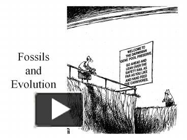 PPT – Fossils and Evolution PowerPoint presentation | free to view - id ...