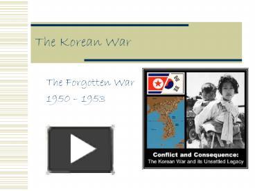 The Korean War presentation | free to download