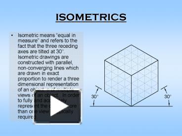 ISOMETRICS presentation | free to view