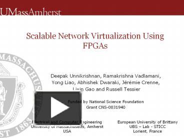 PPT – Scalable Network Virtualization Using FPGAs PowerPoint presentation | free to download ...