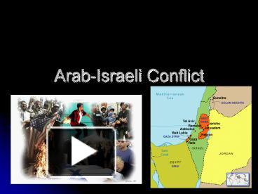 Arab-Israeli Conflict presentation | free to view
