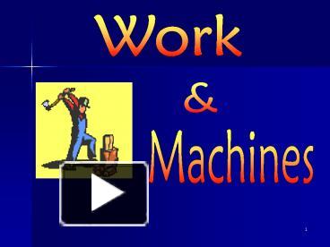 Work and Simple Machines presentation | free to download