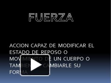 FUERZA presentation | free to download