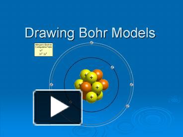 PPT – Drawing Bohr Models PowerPoint presentation | free to view - id ...
