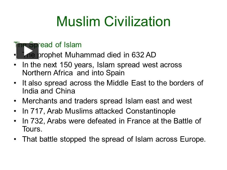 Muslim Civilization presentation | free to download