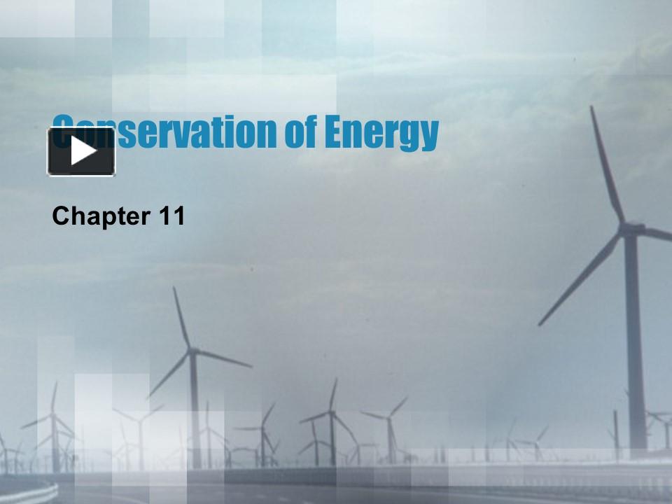 Conservation of Energy presentation | free to download