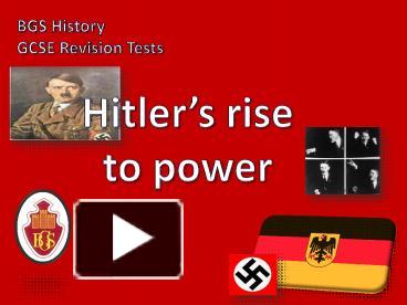PPT – HITLER PowerPoint presentation | free to download - id: 77290b-YzZjN