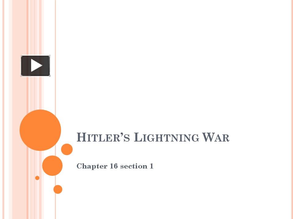 PPT – Hitler PowerPoint presentation | free to view - id: 772928-NmY0Z