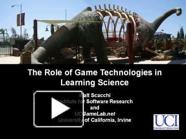 PPT – The%20Role%20of%20Game%20Technologies%20in%20Learning%20Science ...