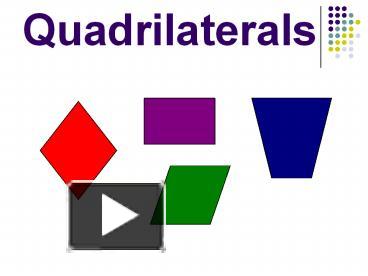 Quadrilaterals presentation | free to download