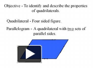 Quadrilateral - presentation | free to download