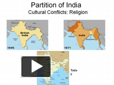 PPT – Partition of India PowerPoint presentation | free to view - id ...