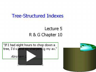 Tree-Structured Indexes presentation | free to download