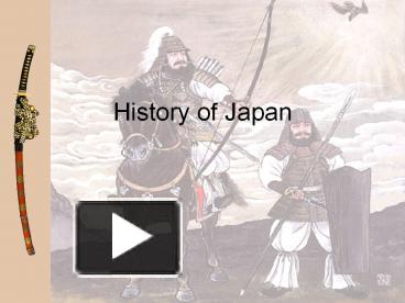 History of Japan presentation | free to download
