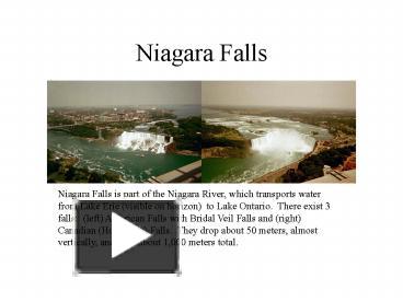 Niagara Falls presentation | free to view