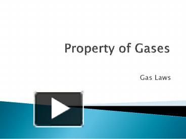 Property of Gases presentation | free to view