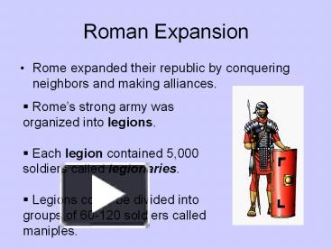 Roman Expansion presentation | free to download