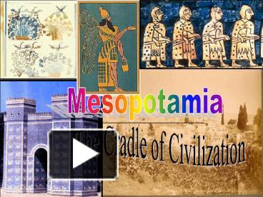 Mesopotamia presentation | free to view